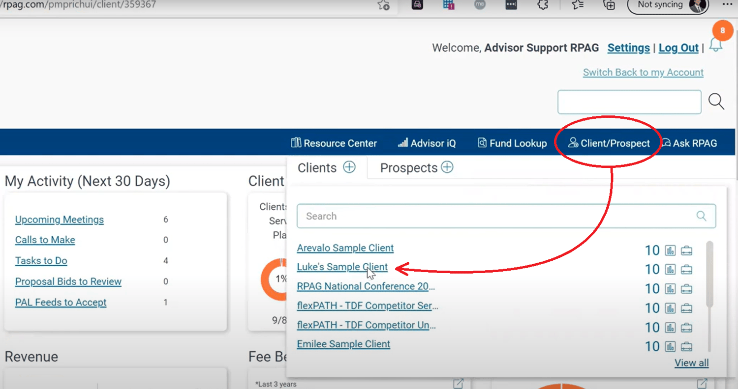 RPAG and PlanFees Report Integration